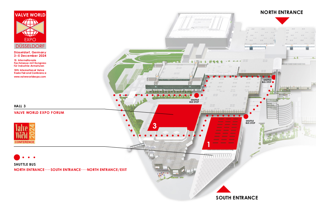 Interactive hall and site plan | VALVE WORLD EXPO 2024